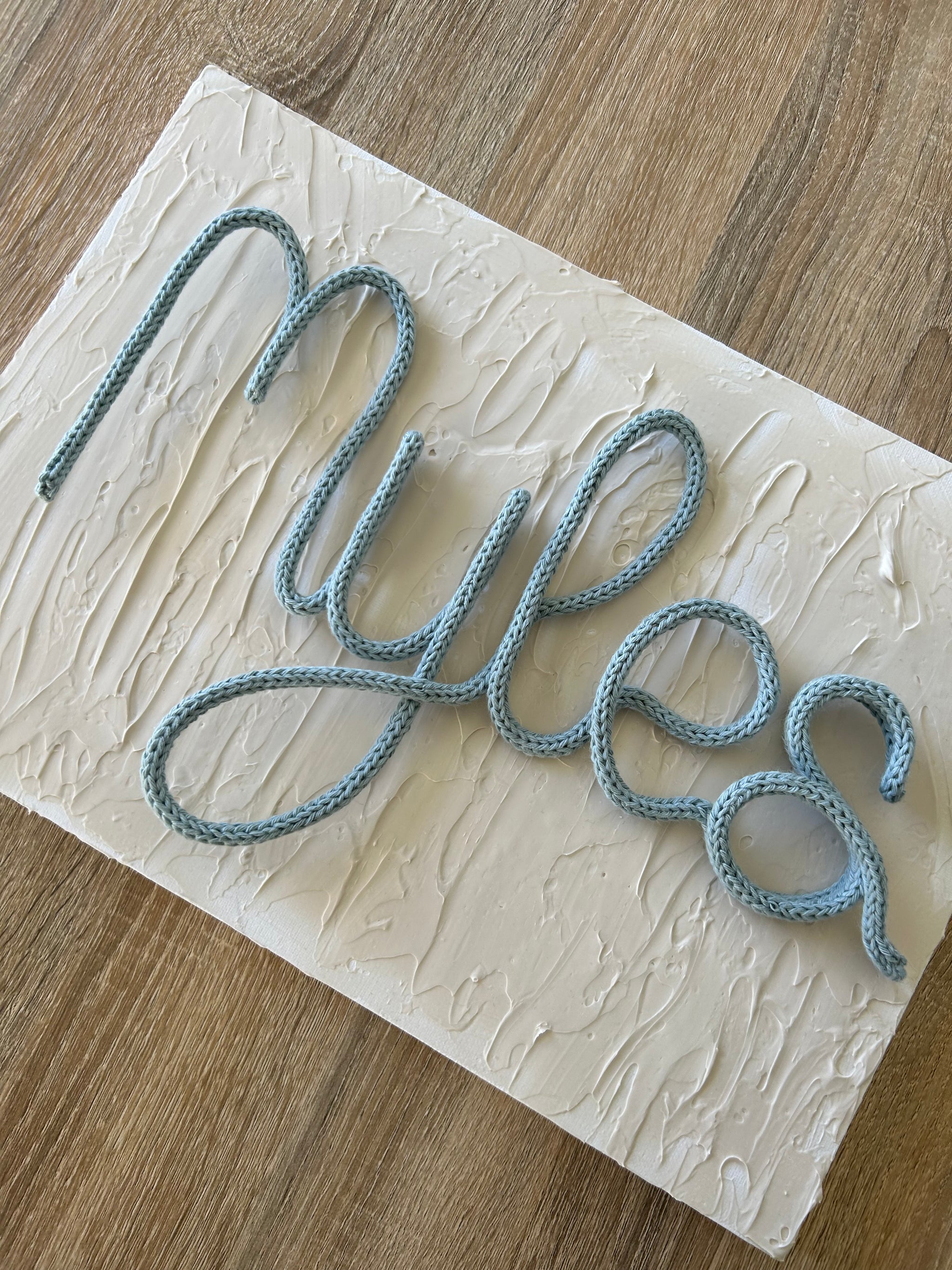 Loops & Lace - Enchanting Knitted Names & Nursery Decor – Loops and Lace