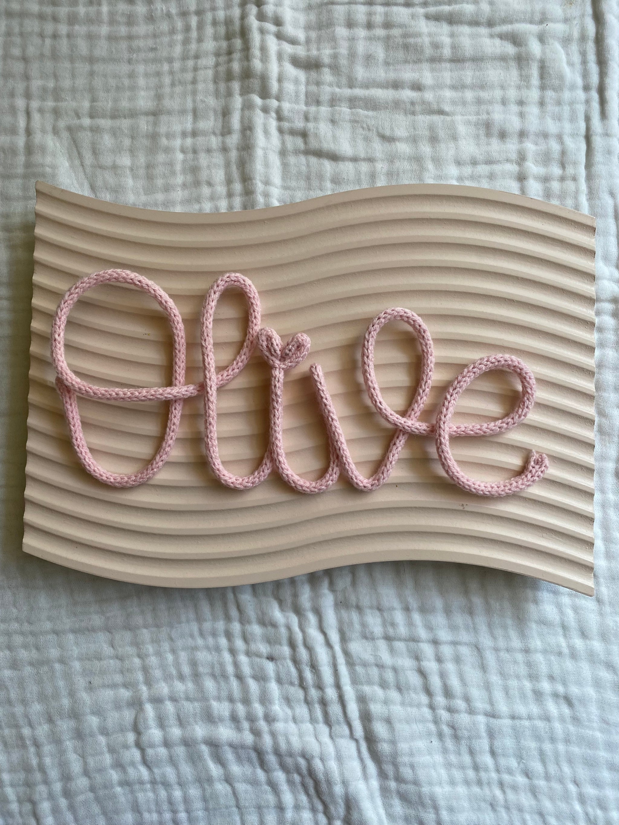 Loops & Lace - Enchanting Knitted Names & Nursery Decor – Loops and Lace