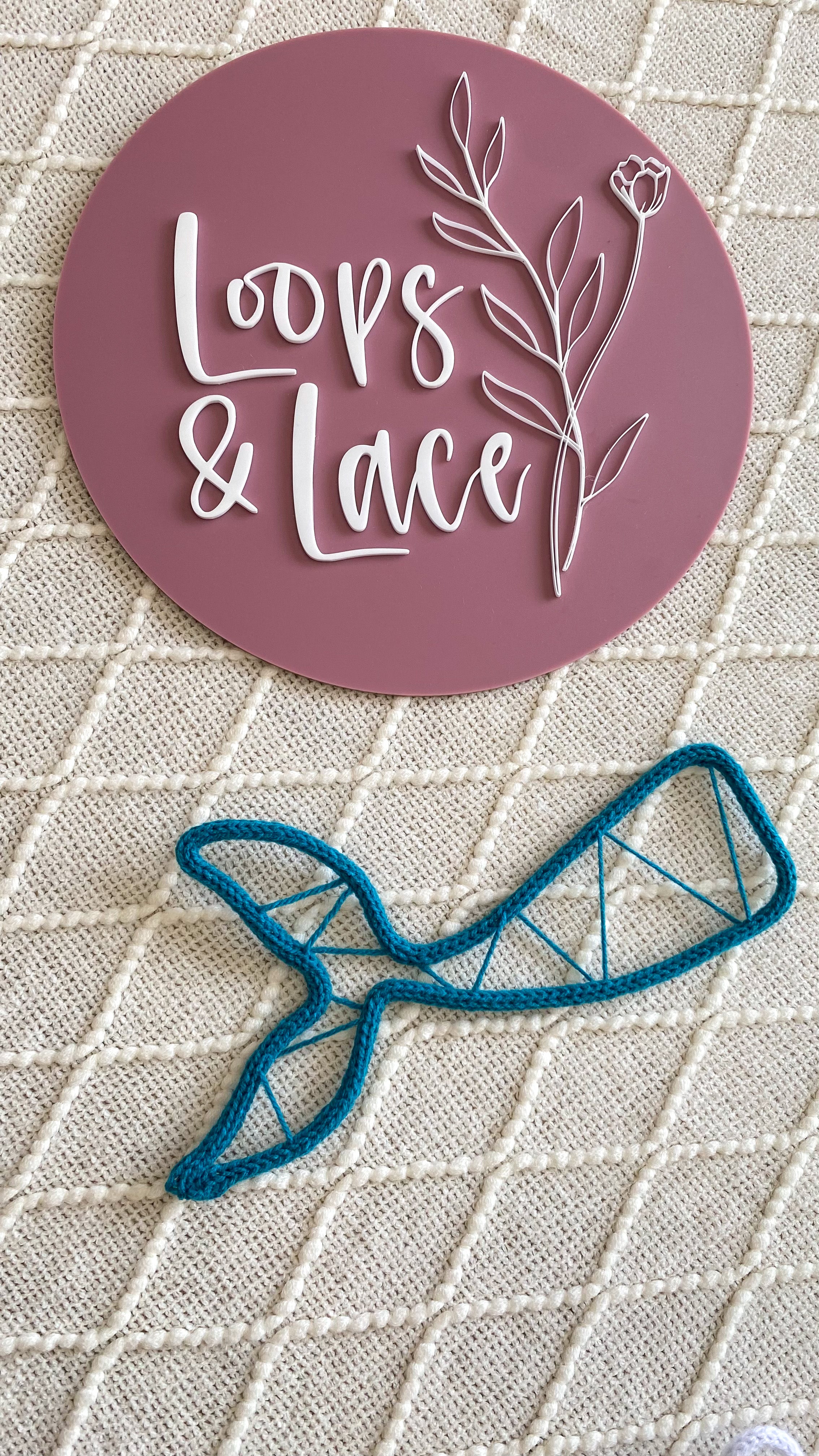 Knitted Mermaid Tail – Loops and Lace