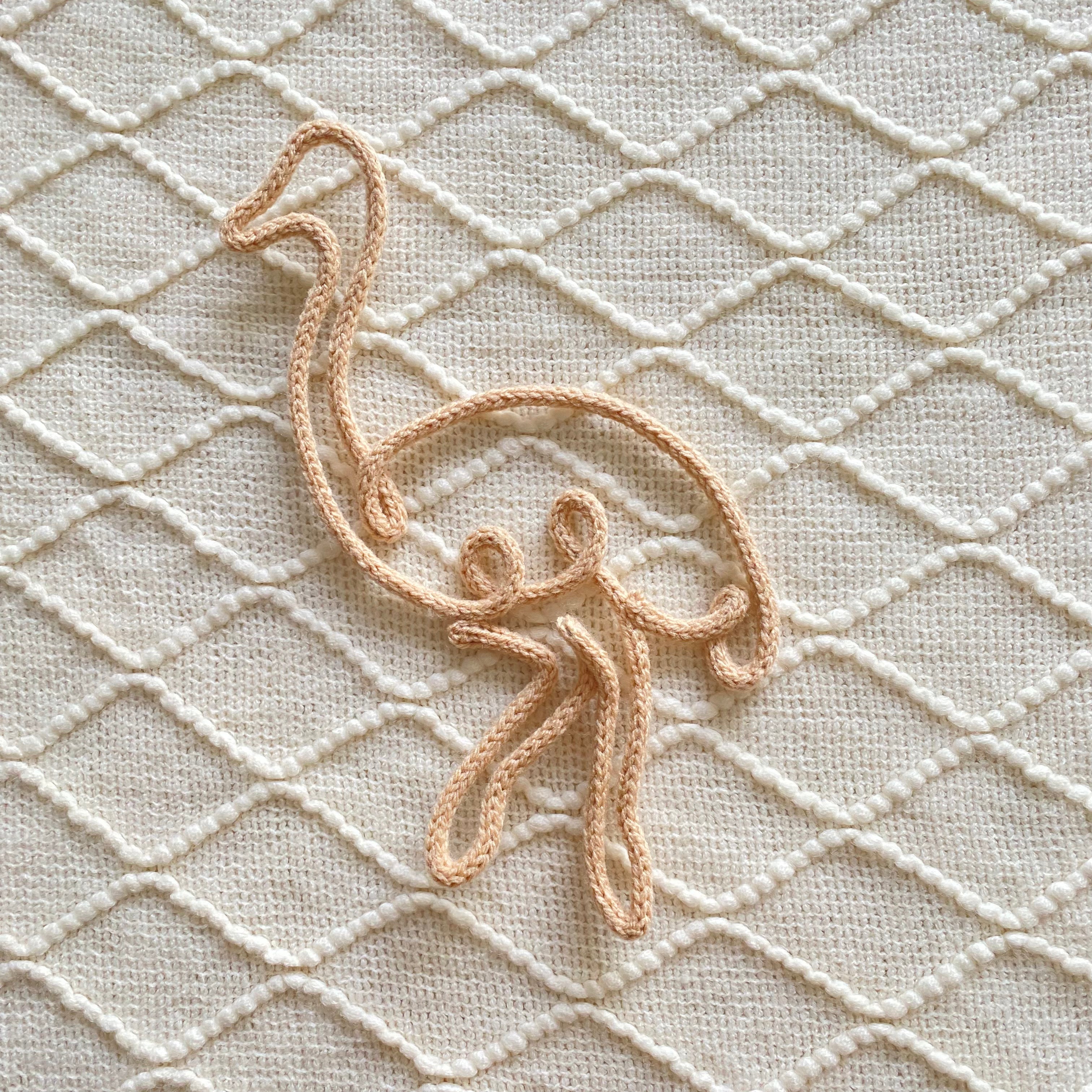 Knitted Emu – Loops and Lace